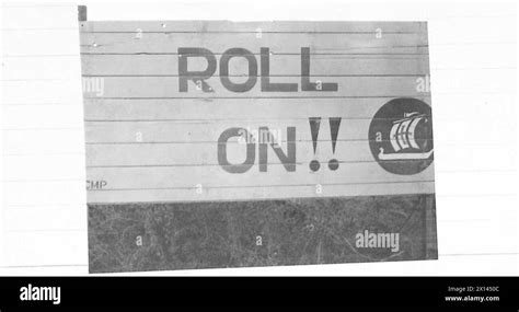 Signboards Are Installed At Approximately 50 Yard Intervals Along The Main Supply Route Of The