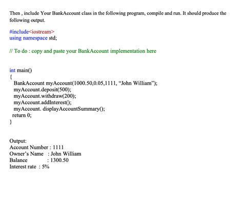 Solved C Write A Class That Simulates Managing A Simple Chegg