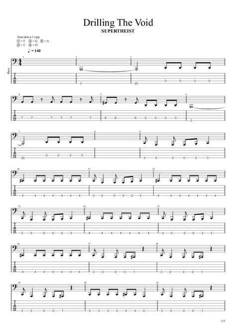 Drilling The Void Tab And Chords Superheist
