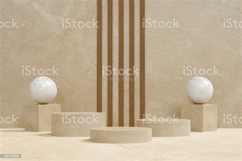 화장품 배경 제품 스탠드 프리젠 테이션을위한 최소한의 연단 디스플레이 신제품 프로모션 판매 배너에 대한 개념 장면 무대 쇼케이스 3d 일러스트 레이 션 0명에 대한 스톡