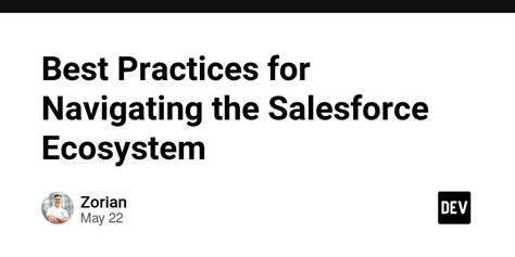 Best Practices For Navigating The Salesforce Ecosystem Dev Community