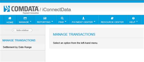 Settlement By Date Range Comdata Resource Center