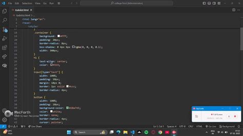 webdevelopment todolist javascript codingprojects productivity