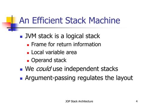 Ppt An Efficient Stack Machine Powerpoint Presentation Free Download