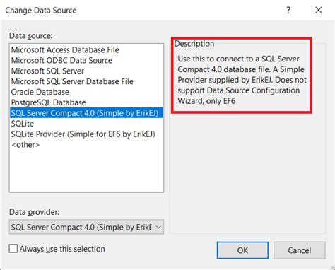 The Specified Type Is Not Supported By This Selector · Issue 961 · Erikejsqlcetoolbox · Github