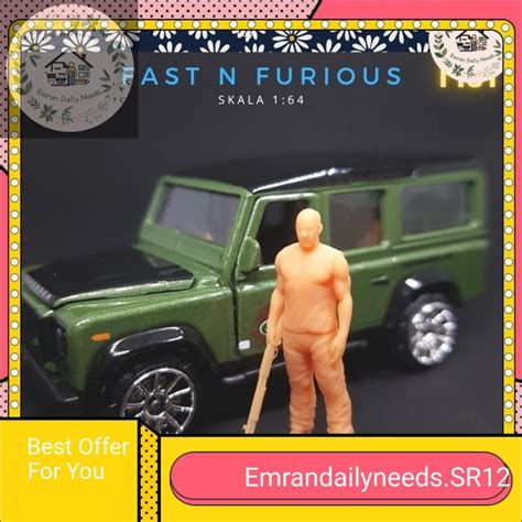 Jual Emrandailyneeds Mini Figure Skala 64 Dominic Toretto With Gun Fast