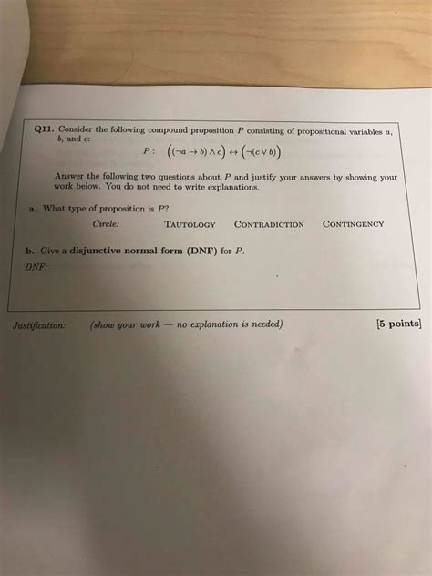 Solved Q Consider The Following Compound Proposition P Chegg