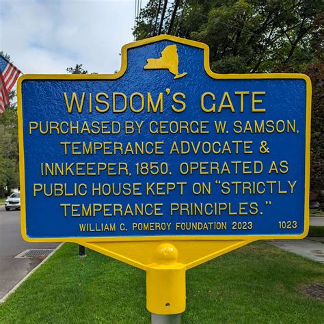 Wisdoms Gate William G Pomeroy Foundation