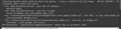 AttributeError MultiProcessingDataLoaderIter Object Has No Attribute Next Issue 5