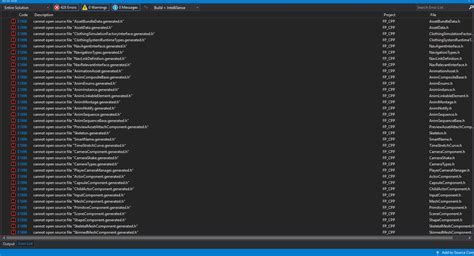 C Visual Studio 2017 Shows Intellisense Errors On Unreal Engine 4