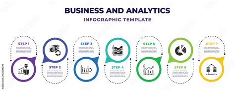 Business And Analytics Infographic Design Template With User Stats Spending Synchronization