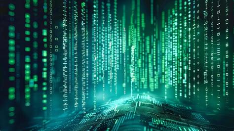 Premium Photo Computer Binary And Digital Coding Abstract Background