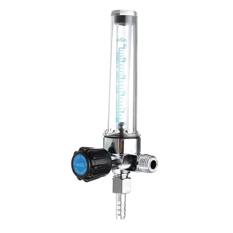 PT MPA Mig Flow Meter Mm Bar Connector Gas Argon AR CO Regulator Welding Weld In Flow