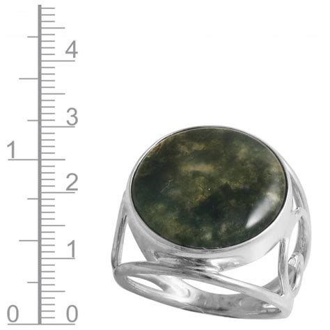 Moss Agate Ring