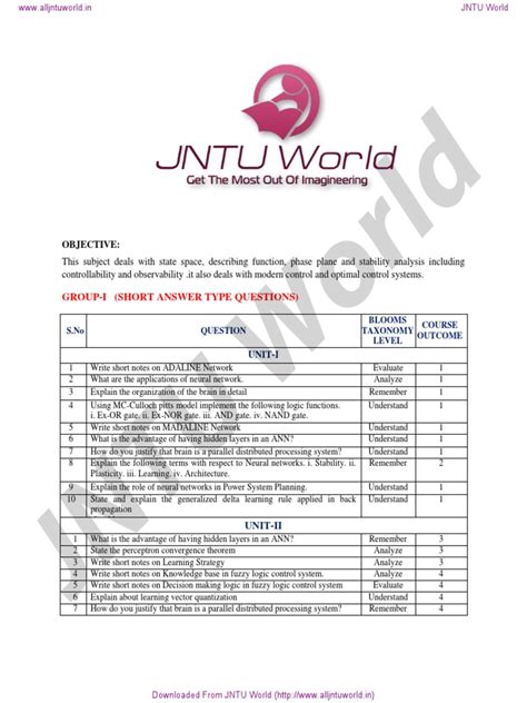 neural networks and fuzzy logic qb pdf pdf artificial neural