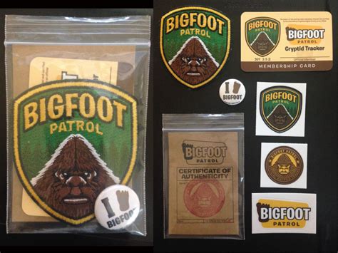 Bigfoot Patrol Embroidered Patch By George Coghill On Dribbble