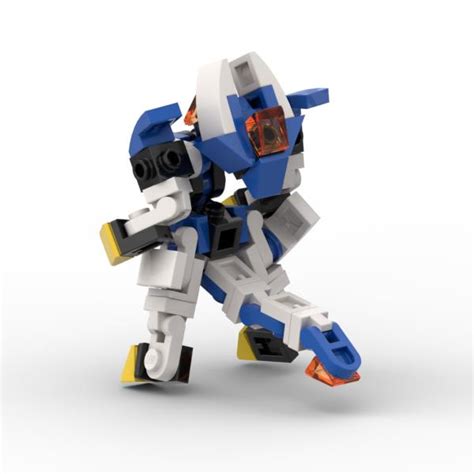 Compatible With Lego Moc Outer Bone Deformation Mecha Lightning Wolf Warrior Small Robot