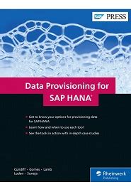 Data Provisioning For SAP HANA Scanlibs Com