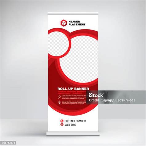 롤 업 배너 템플릿 광고 스탠드 디자인 세미나 프레 젠 테이 션 회의 프로 모션 사진 및 텍스트 창조적인 기하학적 배경의 배치에 대 한 레이아웃 Fashion Show에