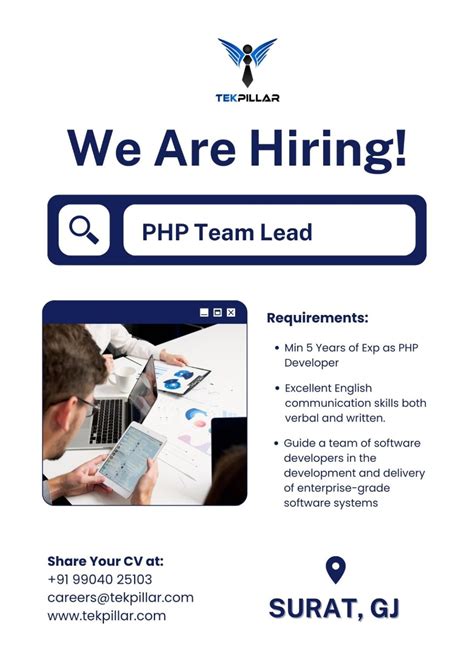 Tekpillar® On Linkedin Position Experience Location Php Hiring Team Careers