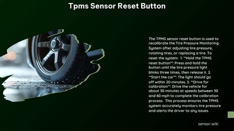 Tpms Sensor Reset Button A Comprehensive Guide Sensorwiki