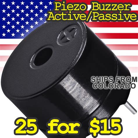 piezo buzzer active and passive for ttl grelly usa