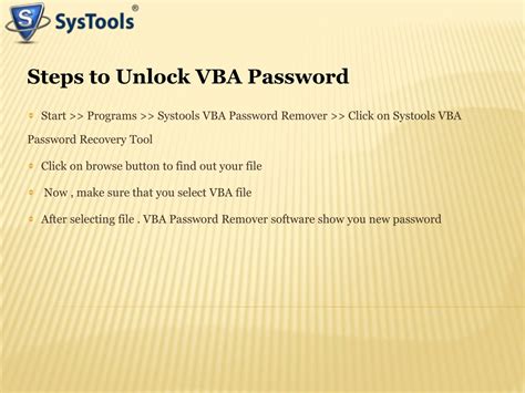 Ppt Vba Password Recovery Software Powerpoint Presentation Free