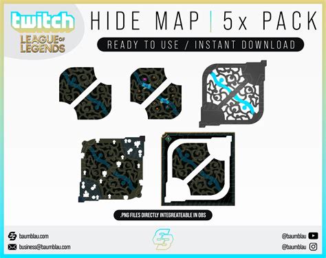 League Of Legends Hide Map Gameplay For Twitch X Different Hide Map Ghost Protection League