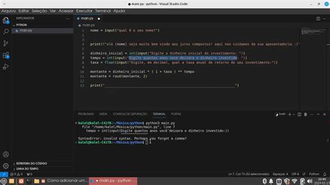 Syntaxerror Invalid Syntax Perhaps You Forgot A Comma Programação