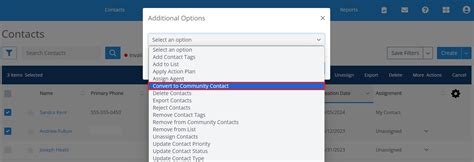 create community contacts propertybase go