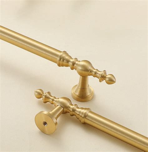 Regal Solid Brass With Brushed Brass Finish Luxhandles