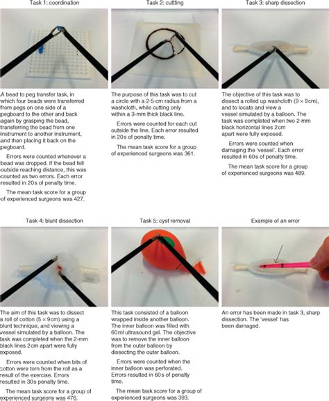 Description Of Tasks And Errors Download Scientific Diagram
