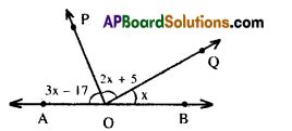 AP Th Class Maths Important Questions Chapter Lines And Angles AP Board Solutions