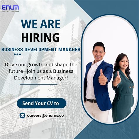 Enum On Linkedin Enum Urgenthiring Businessdevelopment Manager Letsconnect