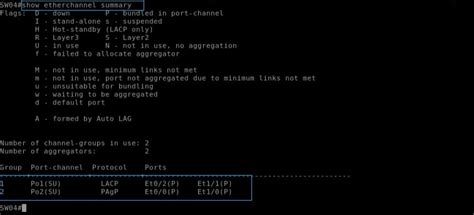 Cisco Port Channel Configuration EtherChannel