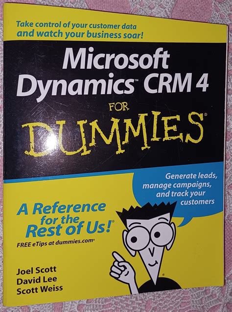 Computers And Internet Microsoft Dynamics Crm 4 For Dummies For Sale In Cape Town Id 608813373