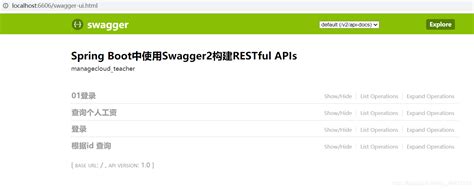 Springboot集成swagger2【简单】 Csdn博客