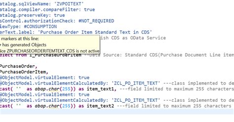 Sap Abap Central Display Standard Text Using Cds Annotation