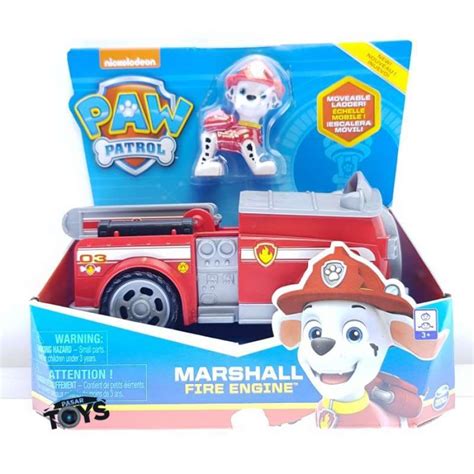 Promo Paw Patrol Marshall Fire Engine Vehicle With Collectible Figure Diskon 23 Di Seller