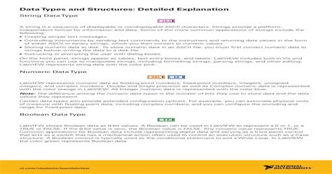 Pdf Datatypes Explanation Dokumentips