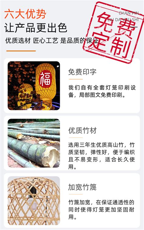 手工竹编灯笼广告中国风古风灯笼户外防水防晒民宿农家院饭店灯笼 阿里巴巴