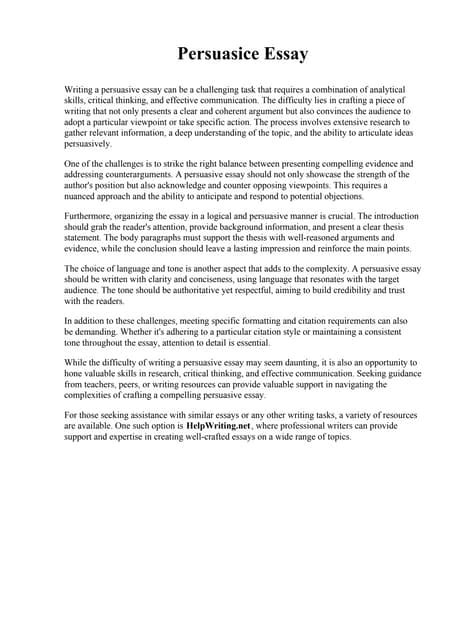 Sample Introduction Paragraph For Argumentative Essay Pdf