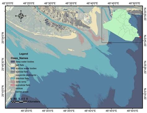Supervised Classification Of Delta Landforms Landsat 7 Etm 2002 Download Scientific Diagram
