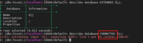Describe Database Formatted 查看数据库属性失败 · Issue 84 · Lucene Cnlxdb · Github