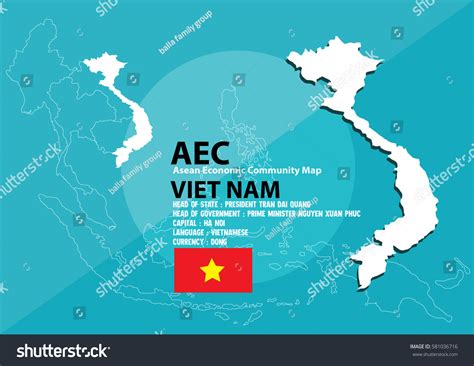 Vietnam Vector Map Vietnam Southeast Asian Stock Vector Royalty Free