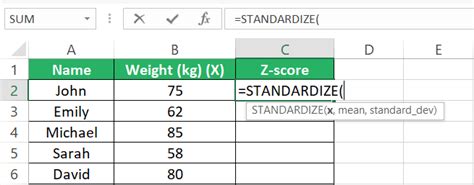 How To Calculate A Z Score In Excel Formula Guide