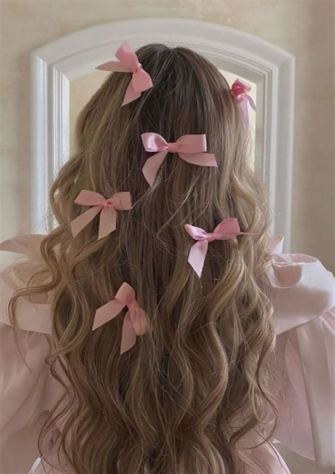Coquette Hair Bows Trending In 2024 Simple Prom Hair Pink Eyeshadow