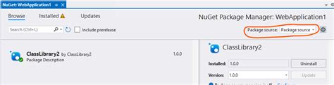 C My Asp Project Cant Access Classes From A Nuget Package I Created Stack Overflow