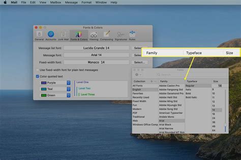 Change The Default Font In The Mac S Mail Program