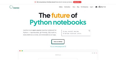 Marimo Elevate Python With Interactive Tools